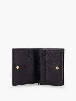 Gucci Mini Leather Wallet And Gg Supreme Fabric