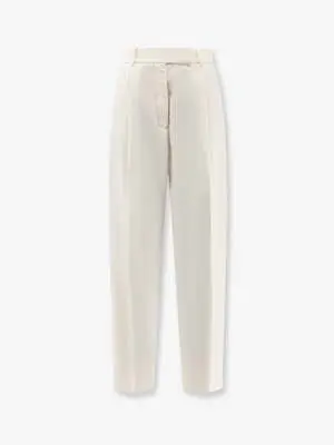 RÓHE Virgin Wool Trousers - White