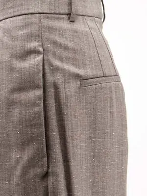 RÓHE Mélange Wool And Viscose Trousers