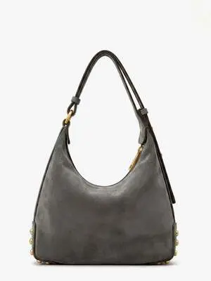 TOD'S Mini Bag Metal Dots Suede Shoulder Bag