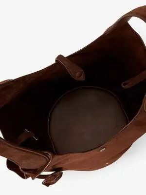 Polo Ralph Lauren Play Suede Shoulder Bag With Contrasting Logo