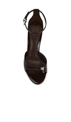 Schutz Scarlett Wedge Sandal In Chocolate