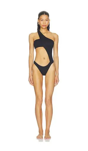 VIX PAULA HERMANNY X Rosie Huntington-whiteley Louane One Piece Swimsuit - Black