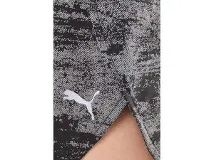 PUMA Dreamrun 3 Brightside All Over Print Shorts Shorts Creme De Mint - Black