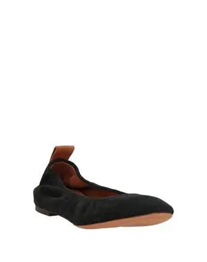 LANVIN Ballet Flats Size Leather