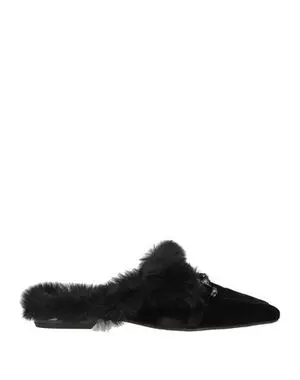 TOSCA BLU Mules & Clogs Size Textile Fibers - Black