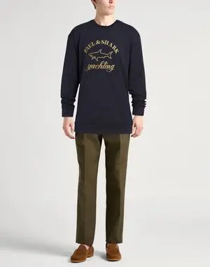 Paul & Shark Sweatshirt Midnight Size Cotton, Polyester, Elastane