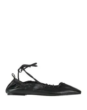 Rag & Bone Ballet Flats Size Leather - Black