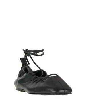Rag & Bone Ballet Flats Size Leather - Black