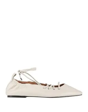 Rag & Bone Woman Ballet Flats Brown Size 8 Leather Brown
