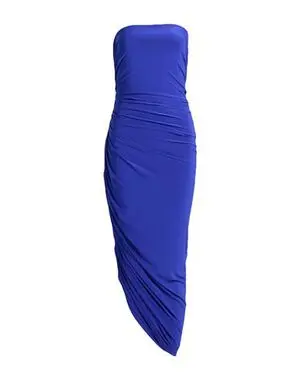 Norma Kamali Maxi Dress Bright Size Polyester, Elastane - Blue