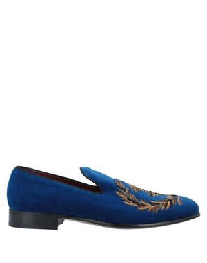 Dolce & Gabbana Loafers Size Cotton - Bright Blue