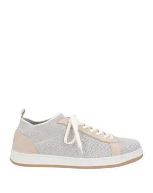 Eleventy Sneakers Size Soft Leather, Textile Fibers - Grey