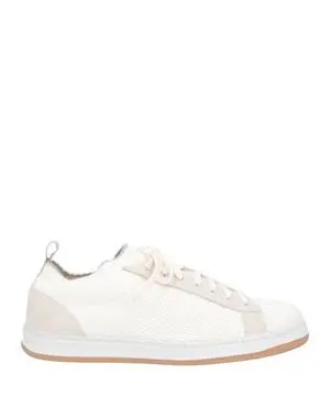 Eleventy Sneakers Size Soft Leather, Textile Fibers - White