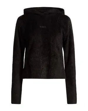 DISCLAIMER Brushed-felt Hooded Long-sleeve Pullover