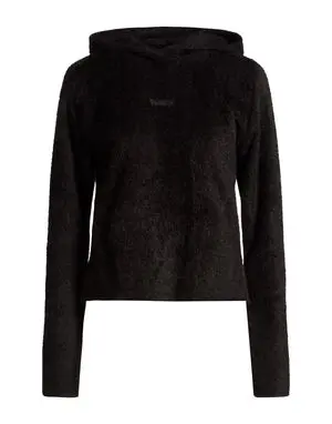 DISCLAIMER Brushed-felt Hooded Long-sleeve Pullover