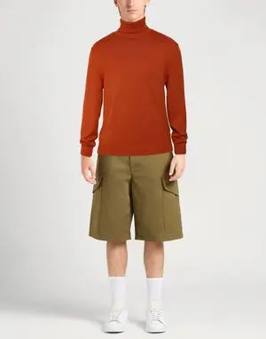 Armani Exchange Turtleneck Rust Size Cotton, Acrylic, Virgin Wool