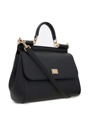 Dolce & Gabbana Sicily Large Leather Handbag