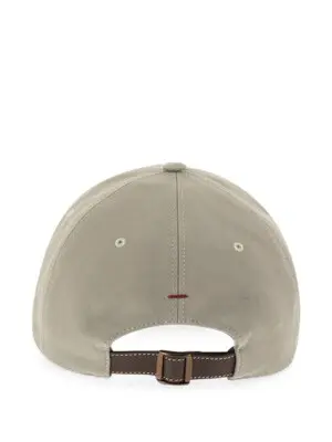 Brunello Cucinelli Logo Cotton Baseball Cap
