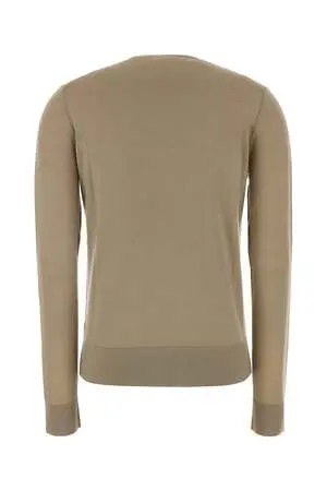 THE ROW Cappuccino Cashmere Blend Ondre Sweater