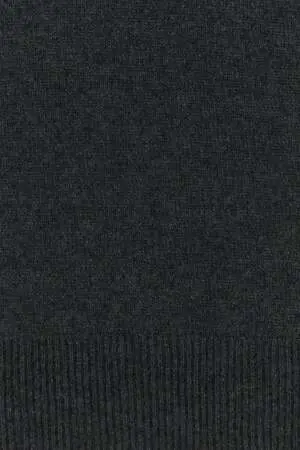 THE ROW Charcoal Cashmere Oashi Polo Shirt