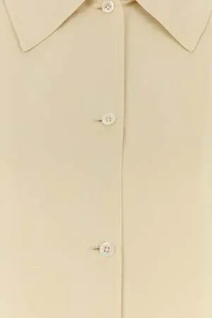 THE ROW Ivory Satin Lucetta Shirt