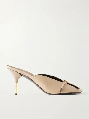 Versace Nyx Leather Mules