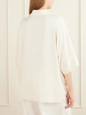 THE FRANKIE SHOP Eda Cady Polo Shirt - Neutrals