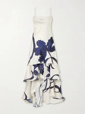 Andres Otalora Gathered Evening Dresses