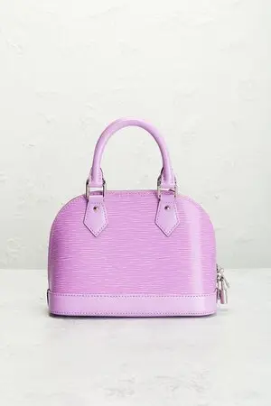 LOUIS VUITTON Epi Alma Bb Handbag In Purple