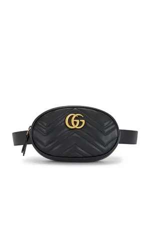 Gucci Gg Marmont Belt Bag - Black