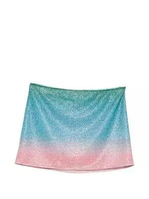 Oseree Lurex Mini Skirt