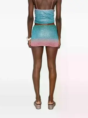 Oseree Lurex Mini Skirt
