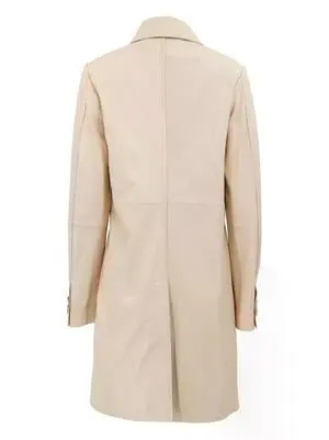 Loulou De Saison Single-breasted Leather Coat