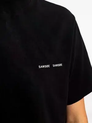 SAMSOE SAMSOE Logo-print Short-sleeve T-shirt