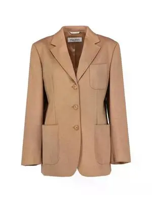 Max Mara Notched Lapel Patch Pocket Blazer