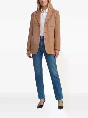 Max Mara Notched Lapel Patch Pocket Blazer