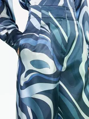 Emilio Pucci Abstract Print Silk Culottes