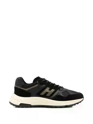 Hogan Paneled Logo Patch Sneakers