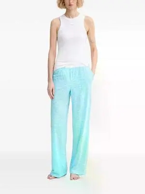 Dkny Logo-print Pajamas - Blue