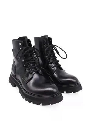 Alexander McQueen 2020s Wander Leather Lace-up Boots