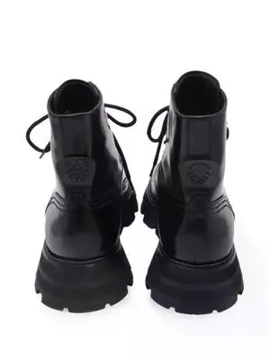 Alexander McQueen 2020s Wander Leather Lace-up Boots