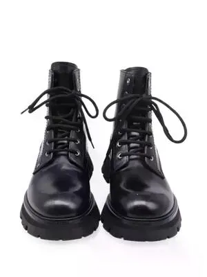 Alexander McQueen 2020s Wander Leather Lace-up Boots