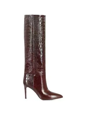 Croc Effect Boots For Women