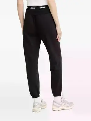 Dkny Logo Waistband Drawstring Track Pants