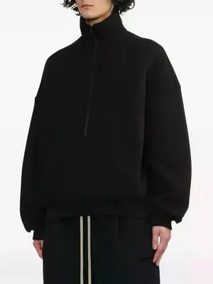 Fear Of God Half Zip Mock Neck Sweatshirt