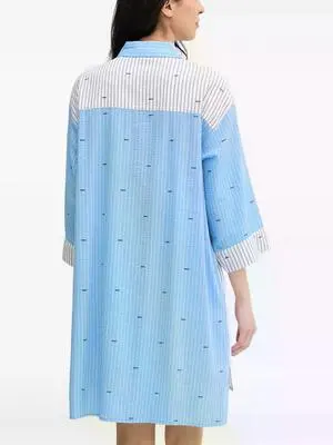 Dkny Logo-print Panelled Nightdress