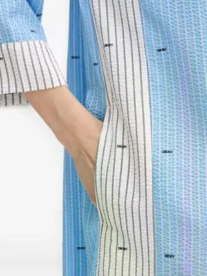 Dkny Logo-print Panelled Nightdress
