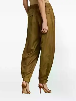 Ralph Lauren Shantung Barrel Cargo Pants