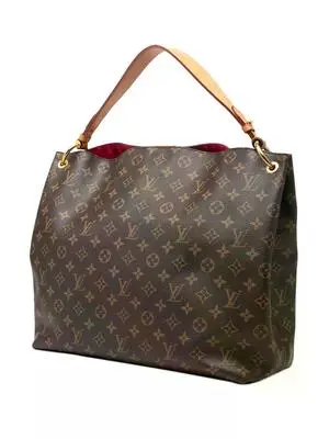 LOUIS VUITTON 2017 Monogram Graceful Mm Shoulder Bag - Brown